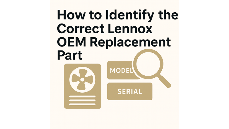 How to Identify the Correct Lennox OEM Replacement Part (Model & Serial ...