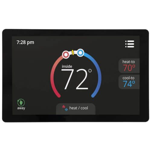 Lennox 22V24 - Lennox S40 Smart Thermostat, Touchscreen, Communicating ...